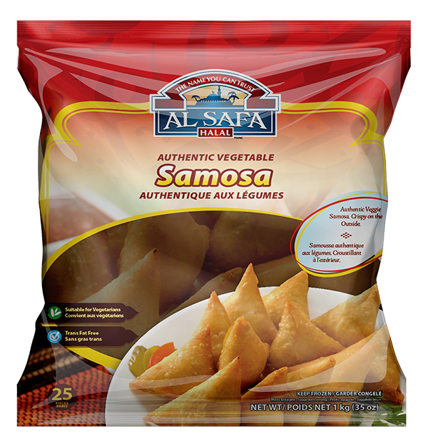 Uncooked Vegetable Samosa (25pc) | Shop Al Safa Foods